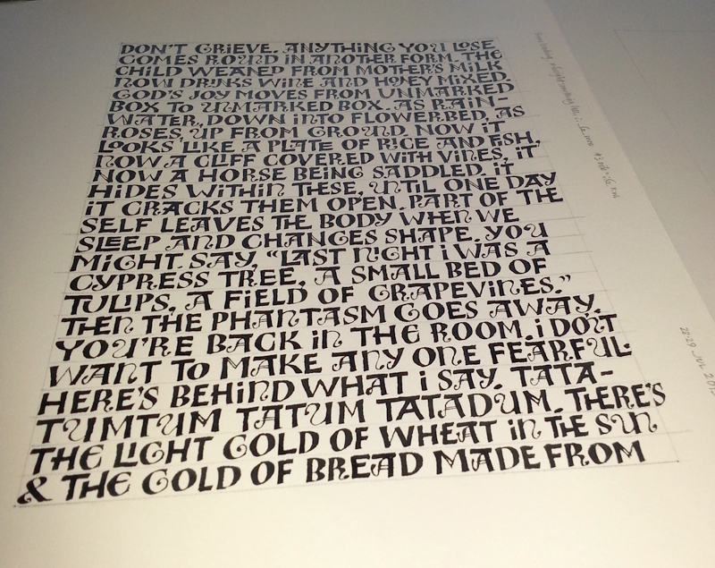 Daily lettering, after The Summit | Painting Speech