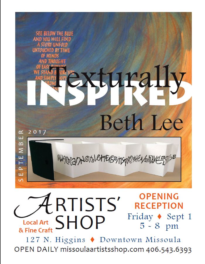 Solo show at the Artists’ Shop in Missoula | Painting Speech