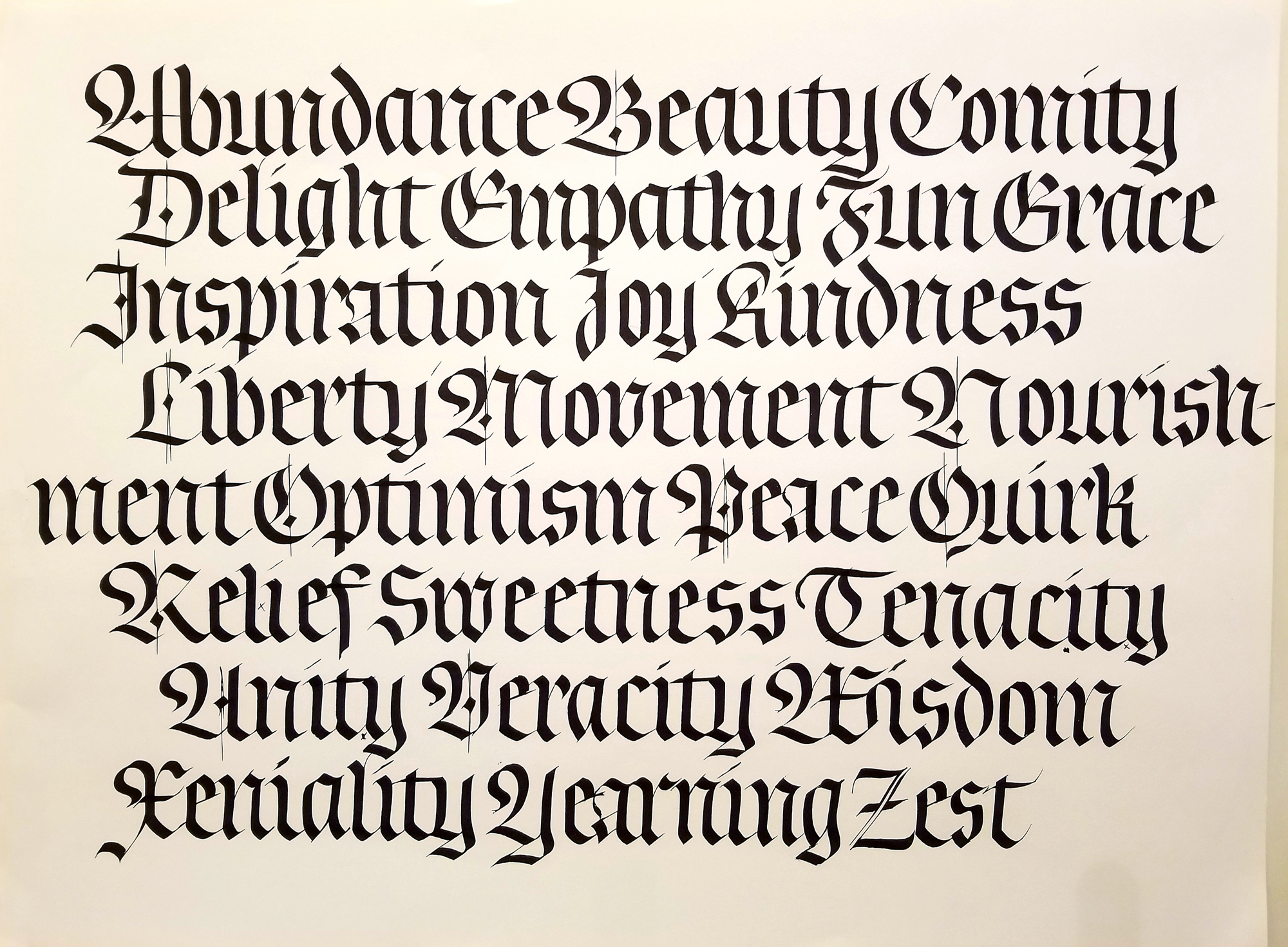 Learning Fraktur blackletter style with Luca Barcellona | Painting Speech
